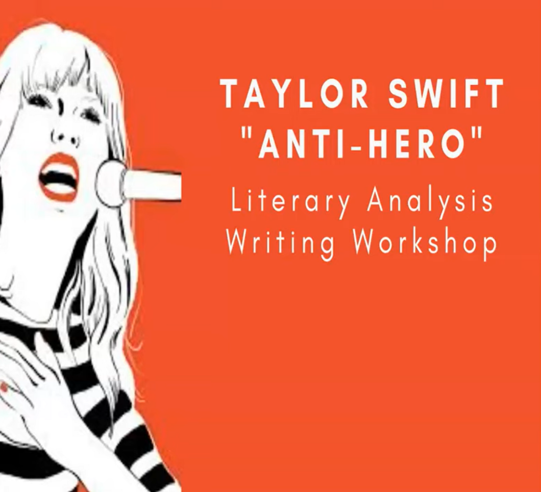 Taylor Swift “Anti-Hero” Literary Analysis – Teachinghow2write