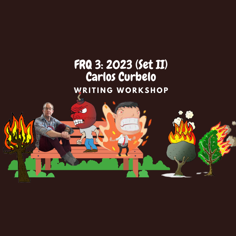 FRQ 3: 2023 (Curbelo) Student-Facing Writing Workshop – Teachinghow2write